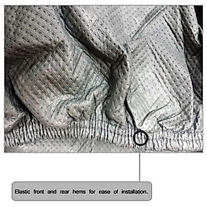 5 Layer Car Cover for GMC Jimmy 1980-1991 4-Door Chevy K5 Blazer 2nd Gen, Semi Custom Fit Full Coverage Pollution, Dust, Sun, Snow, Rain, Hail All Weather Protection, Breathable