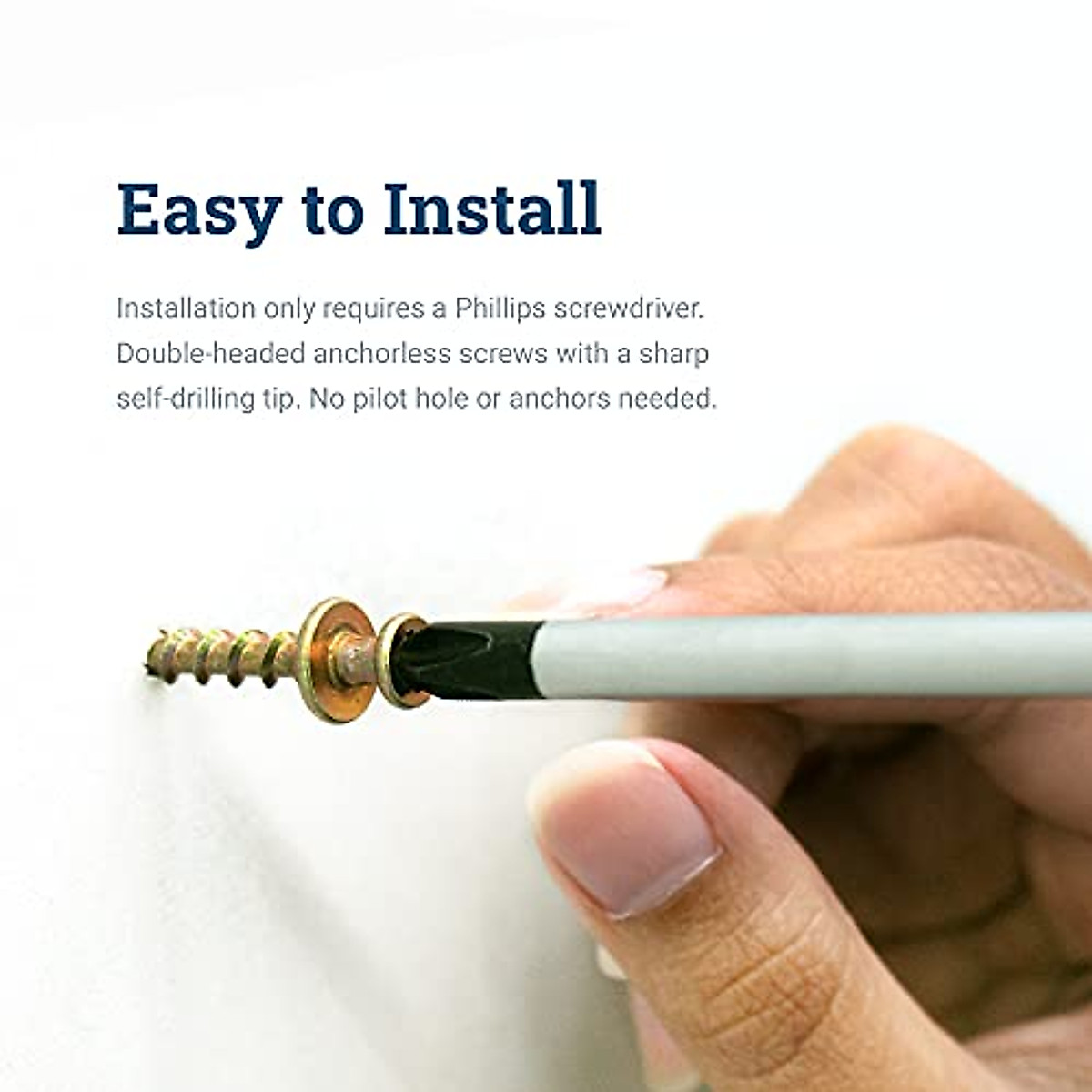 Bear Claw Screw Hanger Gold - 30lb Picture Hooks - 4-in-1 Hanging Screws for D-Rings, Sawtooth, Wire and Keyholes - Mounts in Drywall and Wood Studs 30 Pack