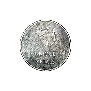 1 Troy Oz Titanium Round - .999 Pure Chemistry Element Design by Unique Metals