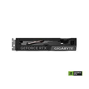 GIGABYTE GeForce RTX 4060 WINDFORCE OC 8G Graphics Card, 2X WINDFORCE Fans, 8GB 128-bit GDDR6, GV-N4060WF2OC-8GD Video Card
