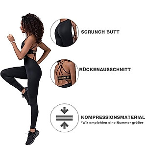 NEBBIA Intense Golden Overall 595 (Medium, Black)