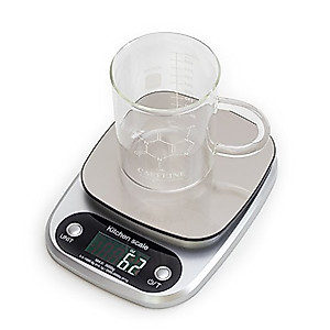 Caffeine Beaker Mug, Caffeine Molecule Mug - Chemistry Mug 16 oz Borosilicate Glass Coffee Mugs with Handle and Measuring for Coffee, Latte, Tea or Hot and Cold Beverage, Tea Coffee Mug by Amugo