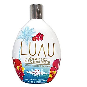 Tan Asz U Luau Advanced 200X Island Black Bronzer Tanning Lotion
