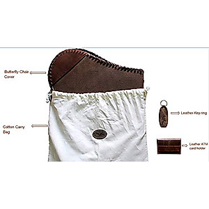 SR Leather Butterfly Chair Brown Leather Butterfly Chairs Handmade With Powder Coated Steel Frame By Nayra (Butterfly Chair Cover)