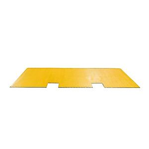 Mytee Products 49"x86" Heavy Duty Shipping Container Loading Ramps, 14,000 Lbs Capacity - Forklift Compatible Cargo Container Ramp for Loading & Unloading - Made with HD 10 Gauge Steel