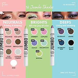 NYX PROFESSIONAL MAKEUP Jumbo Eye Pencil, Blendable Eyeshadow Stick & Eyeliner Pencil - French Fries