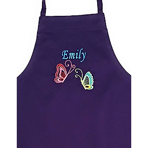Personalized Kids Apron Embroidered With Name and Design
