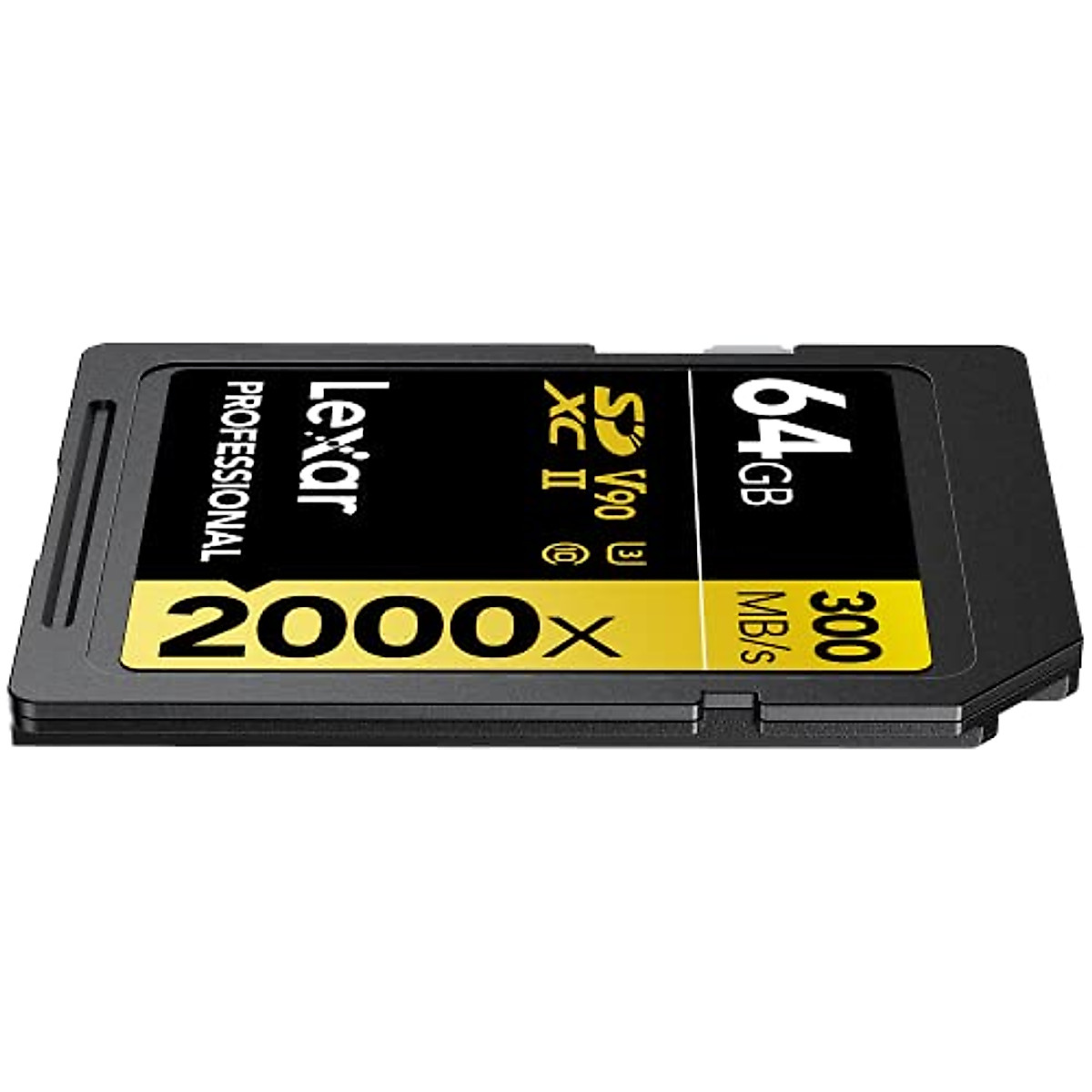 Lexar 128GB Professional 2000x SDXC Memory Card, UHS-II, C10, U3, V90, Full-HD & 8K Video, Up To 300MB/s Read, for DSLR, Cinema-Quality Video Cameras (LSD2000128G-BNNNU)