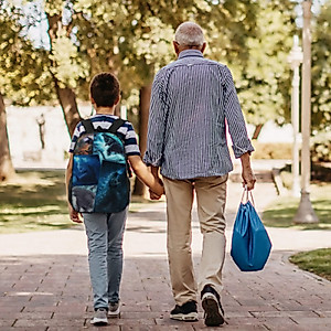 domiatty Personality Design Premium Material Durable 17" Lightweight Simple Backpack Boys Girls Shoulder Bags Large Capacity