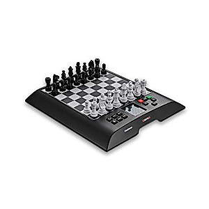 Chess Genius Electronic Chess Board Set by Millennium - Play Chess at Any Level - for Beginners to Advanced Players - Portable - Educational and Entertaining – Play with Friends or AI - M810