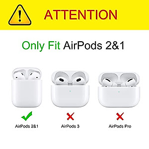 Fintie Case for AirPods 2&1, Premium PU Leather Magnet Closure Protective Portable Cover Skin with Metal Clasp and Keychain for AirPods 2&1, Rose Gold