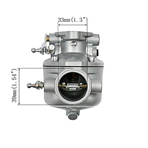 Carburetor Marvel Schebler Carb with Gasket Bolts | for 1939-1952 Ford 2N 8N 9N Tractor | Replace# 8N9510C, 9N9510A, B3NN9510A, TSX241A, TSX33