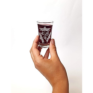 Dragonfly Shot Glass - Free Personalized Engraving Lyoncraft