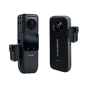 CYNOVA Upgraded Insta 360 Mic Adapter, Audio 3.5mm Jack Compatible with Insta360 One RS 1-inch 360 Mic Adapter / Insta360 One X2 Mic Adapter Extrenal Microphones USB-C Port for Inst360 X2 Accesories