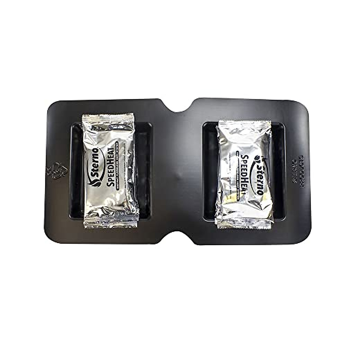 Sterno 70332 SpeedHeat Flameless Food Warming System Kits for Catering, Each Kit Fits Two Half Size Foil Pans (Set of 8 Kits)