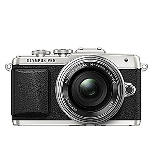 Olympus E-PL7 16MP Mirrorless Digital Camera with 3-Inch LCD with 14-42mm EZ Lens (Silver) - International Version