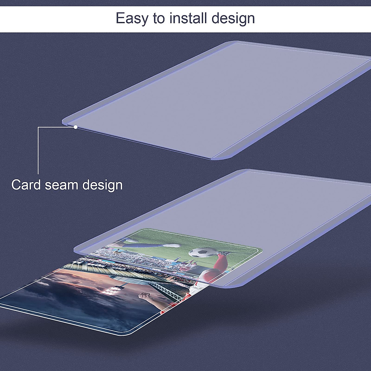 30ct Top Loaders Trading Card Sleeves, Clear Premium Top Loaders Card Protector Penny Card Sleeves for MTG, Yugioh, Baseball, Sport Cards, Graded Card Submission