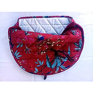 Handmade Indian Print Cotton Tea Cosy Tea Cozy teapot Kettle Cover Teapot Cover Traditional Tea Quilt Tea Cozies (Red)