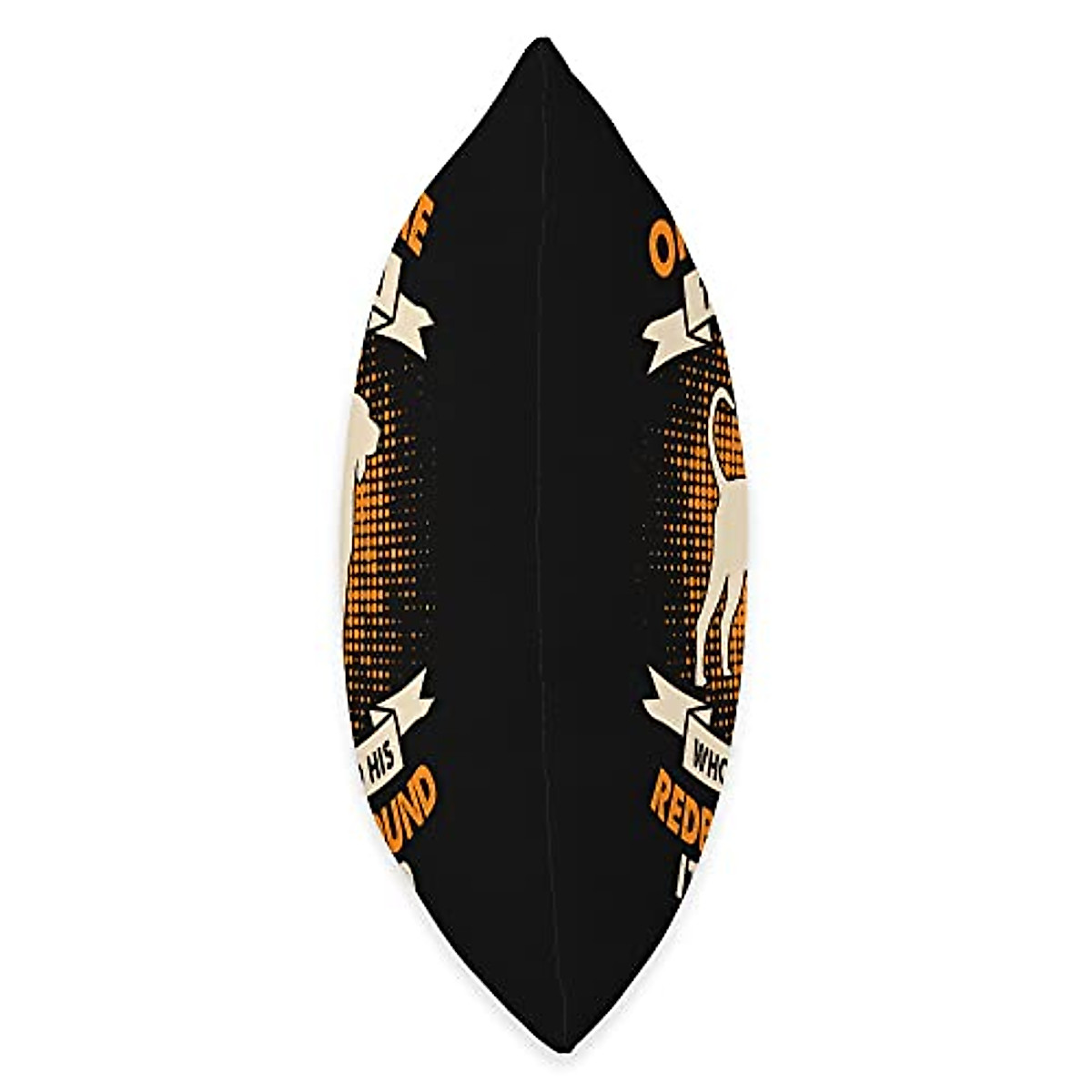 Funny Dog Redbone Coonhound Gift for Men & Dad Once Upon Time There was Man-Funny Redbone Coonhound Throw Pillow, 18x18, Multicolor