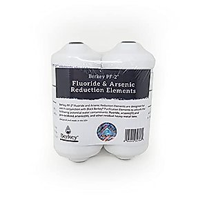 Royal Berkey Gravity-Fed Water Filter System 3.25 Gallon with 2 Black Berkey Elements, 2 Berkey PF-2 Fluoride and Arsenic Reduction Elements