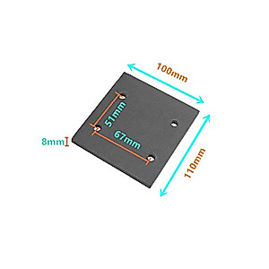 Adiyer 6-Pack Replacement Self Adhesive Foam Sander Pad Back Mat for Makita 4510