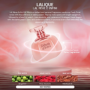 Lalique Reve D'infini Eau de Parfum Spray, 3.3 Fl Oz