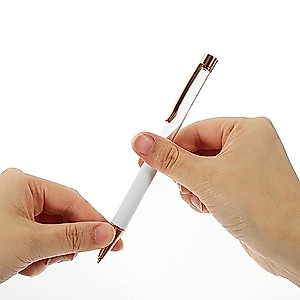 EXCEART Sublimation Blank Pens Stylus Pen Blank Heat Transfer Pen Sublimation Ballpoint Pen for Christmas DIY Office Stationery Supplies