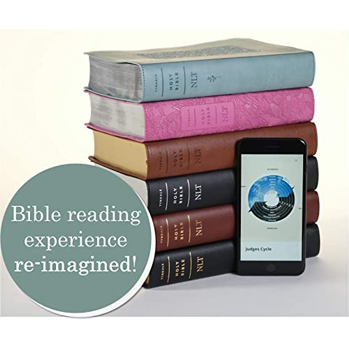 NLT Super Giant Print Bible, Filament Enabled (LeatherLike, Black, Indexed, Red Letter)
