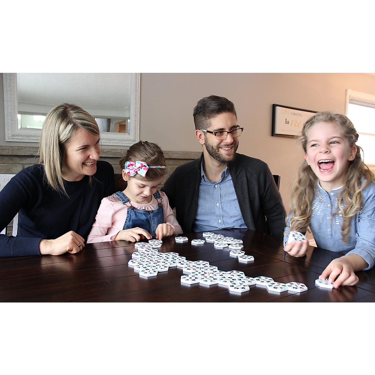 HoneyCombs Game: A Fun Matching Game for Kids and Families. Easy to Learn, Award Winning Tile Game, Educational, Gift for Kids and Adults Aged 5 and Up.