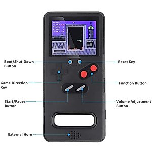 Handheld Game Console Case for Samsung Galaxy Note 10, Cool Game Case for Samsung Note 10, Gameboy Case for Samsung with 36 Retro Video Games