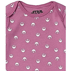 Amazon Essentials Disney | Marvel | Star Wars Unisex Babies' 6-Piece Outfit Set, Pack of 6, Star Wars Tiny Rebel, 0-3 Months