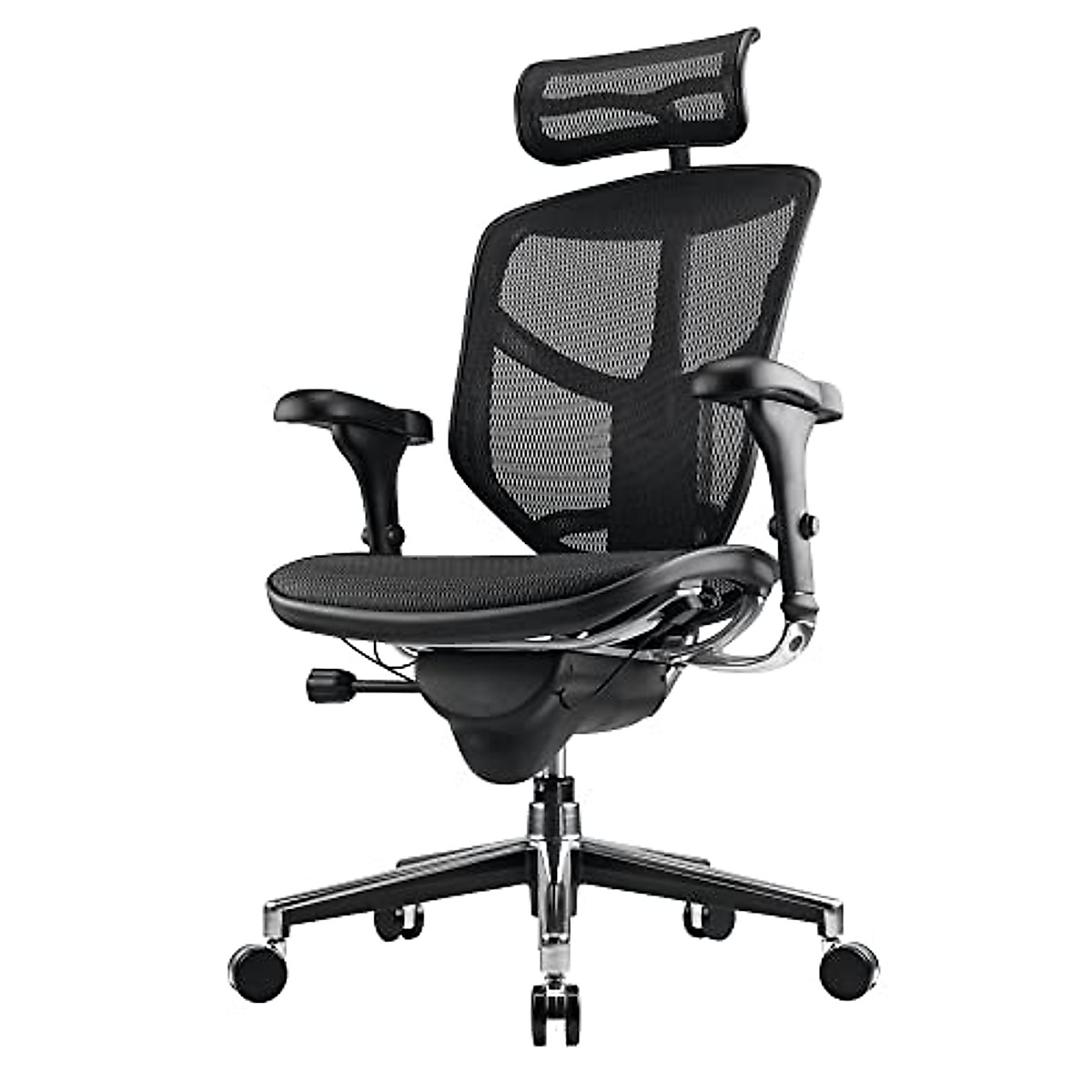WorkPro® Quantum 9000 Series Ergonomic Mesh High-Back Executive Chair, Black, BIFMA Certified