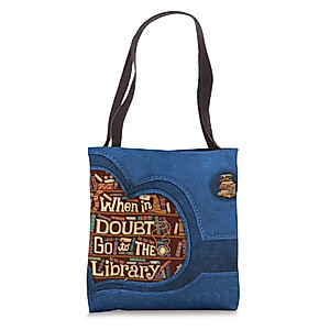 Reading Book Lovers When In Doubt Go To Library Tote Bag