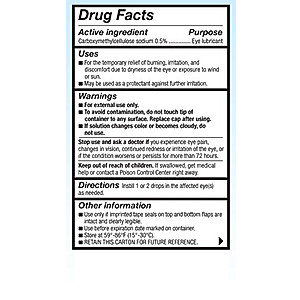 Refresh Tears Lubricant Eye Drops, 2 Count (Pack of 1)