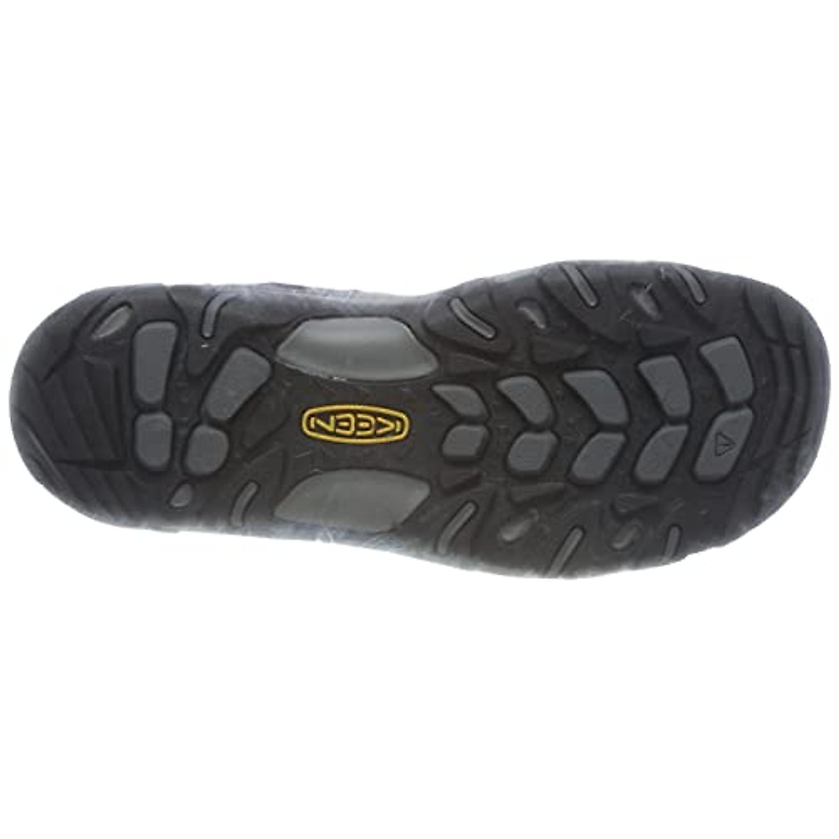 KEEN Men's Steens Mid Height Leather Waterproof Hiking Boots, Black Olive Yellow, 8.5