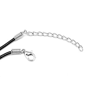 Pewter Thor's Hammer with Triquetra Mjolnir Viking Pendant, Leather Necklace