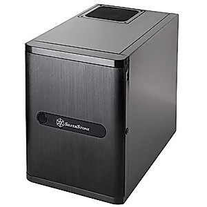 SilverStone Technology Premium Mini-ITX/DTX Small Form Factor NAS Computer Case, Black (DS380B)