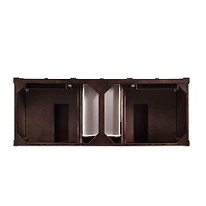 James Martin Vanities 650-V60D-SC 650-V60D Brittany 60" Double Basin Poplar Wood Vanity Cabinet Only