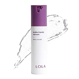 LOLA Fertility Friendly Lubricant - Water Based Lubricant for Fertility Support, Intimate Natural Lube, Fertility Lube for Women