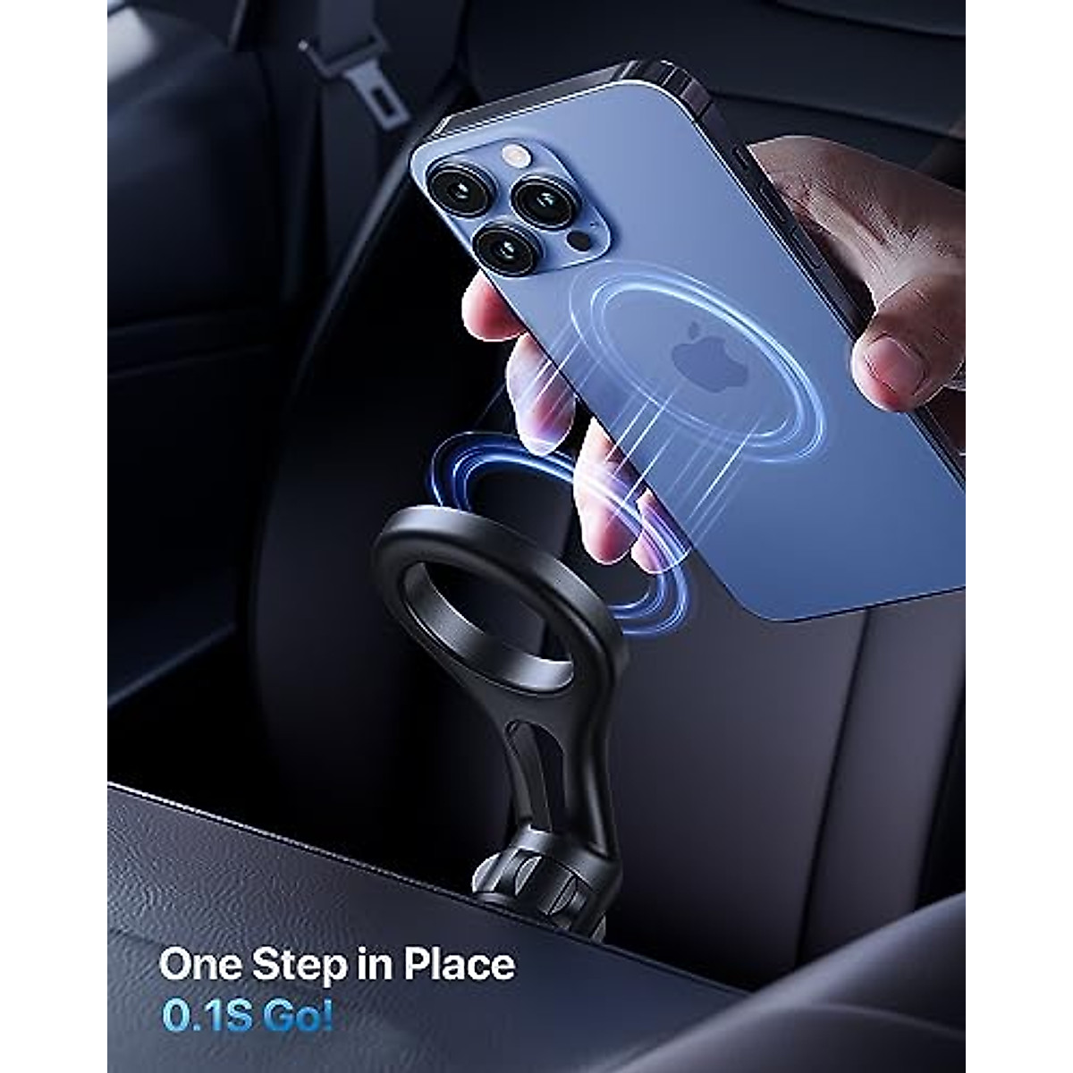 LOTUNY Fits MagSafe Car Mount, [2023 Upgraded Strongest Magnet] Magnetic Phone Holder for Car,Air Vent Hands Free Magnetic Phone Mount for Car Fit for iPhone15 14 13 12 Pro Max Plus Mini MagSafe Cases