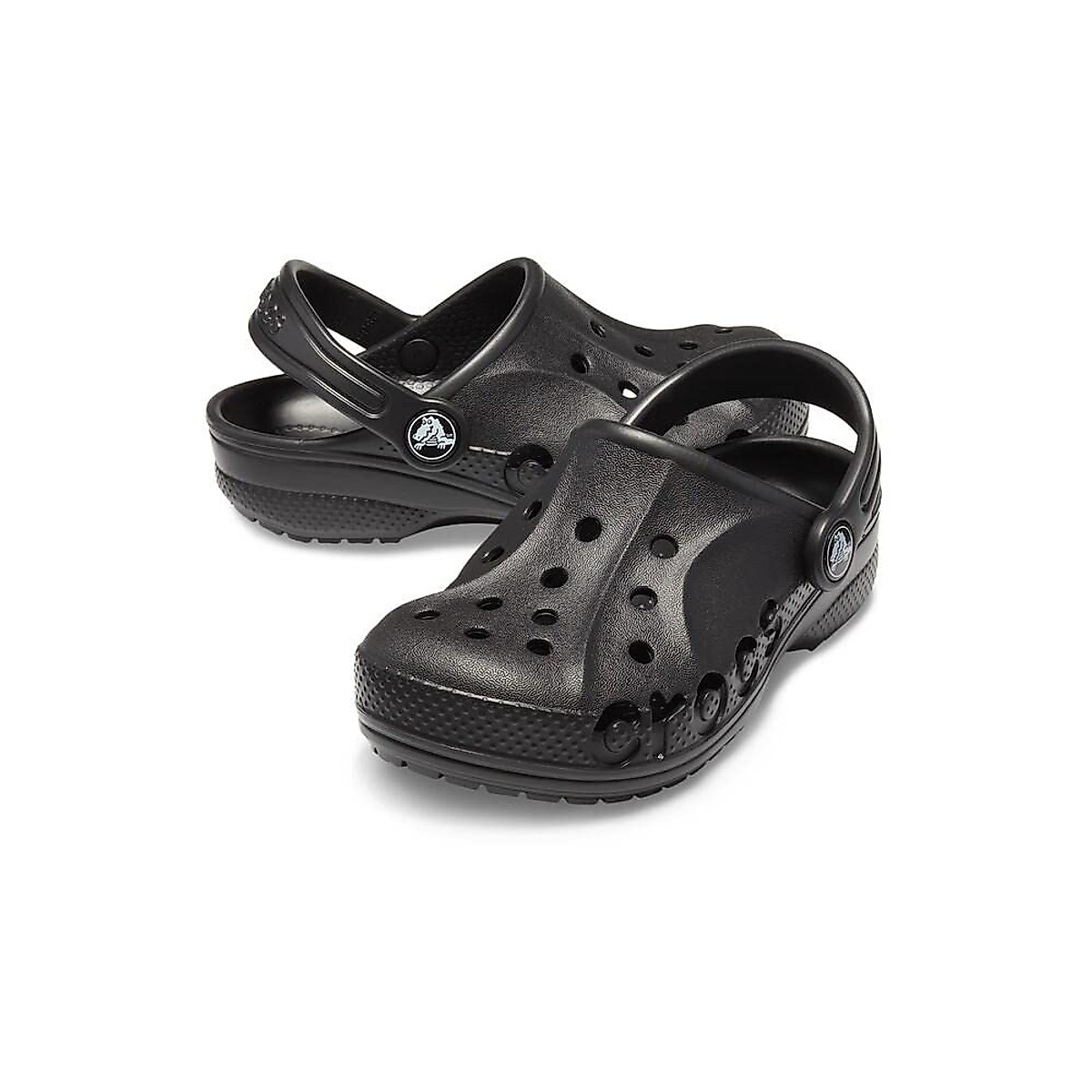 Crocs Baya Clog, Black/Black, 2 US Unisex Little Kid