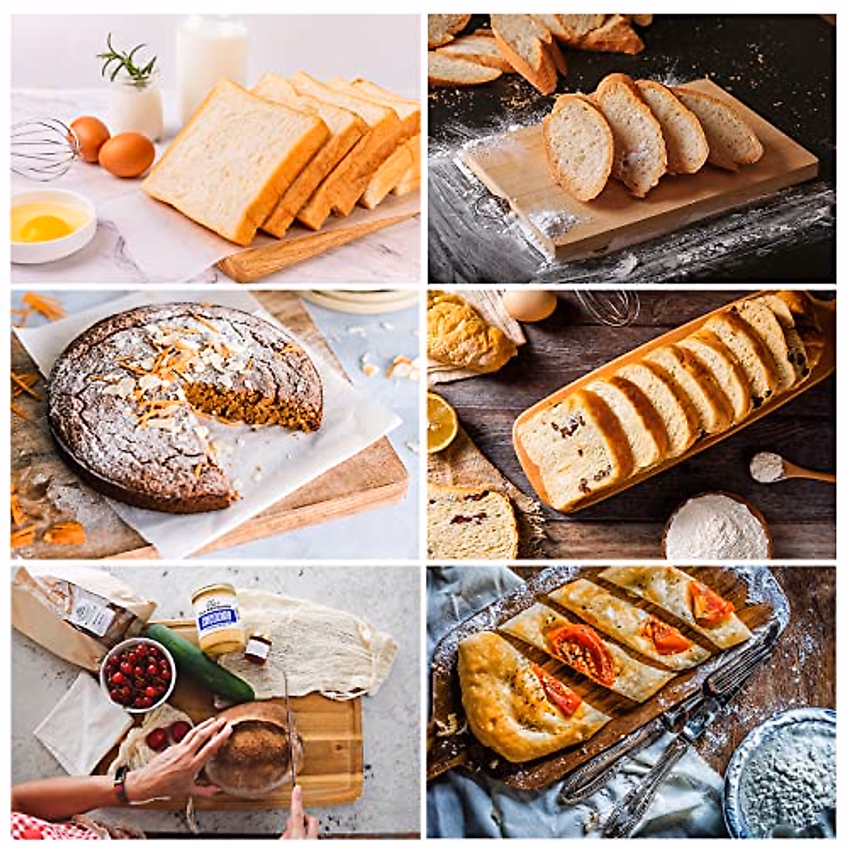 Kiss Core 18.1-inch Bread Knife for Homemade Bread, Long Serrated Bread Knife Stainless Steel Bread Cutter for Cakes, Sandwiches