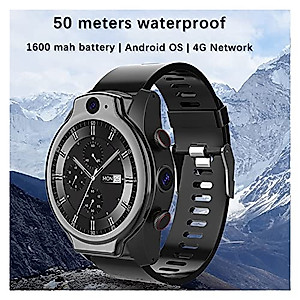 Smartwatches S10 4G LTE Smart Watch Phone GPS 32GB Face ID Dual Camera 13MP WiFi SIM Smartwatch Men IP68 Waterproof Clock (Color : C, Size : S10 PRO 64G(5ATM))
