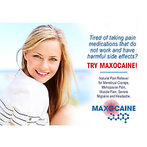 MAXOCAINE 4% Lidocaine Roll On Plus 1% Menthol. Max Strength Instant Pain Relief & Powerful Tattoo Numbing Liquid Cream. Topical Anesthetic Gel Numbs Away Arthritis, Muscle Sprain Joint & Back Pain