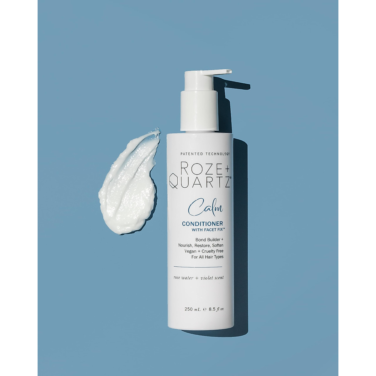 Roze + Quartz Calm Conditioner (8.5 Ounce 250ml) with Facet Fix™ Bond Builder