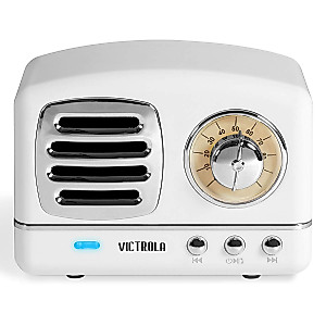 Victrola Lily Mini Bluetooth Stereo (VS-170) White 3.75 x 2.13 x 2.75in