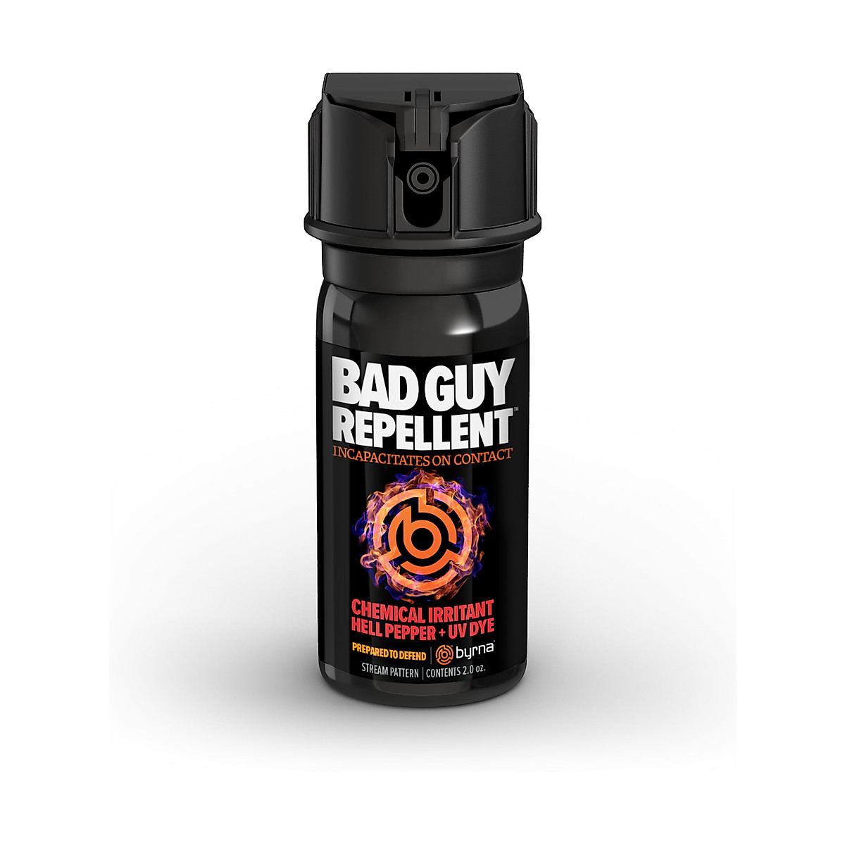 Byrna BGR Hell Pepper | Powerful Pepper Spray | Attacker Tracker UV Marking DYE Technology | Military Strength Self-Defense Stream Spray - (2 OZ)