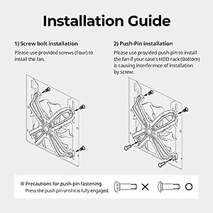 Zalman SF140 RGB Computer Fan, 140mm High Performance Cooling Fan for Gaming PC with Biomimetics, 140mm