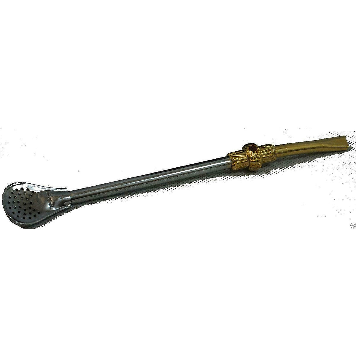 Fair Trade Bolivian Wooden Mate Cup and Metal Bombilla Straw