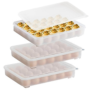 Two Bros. Repellent NOVIIML Insect d Egg Tray, Stackable Egg Holders Trays Refrigerator Organizer Bins with Garden Sculpture Outdoor Decoration